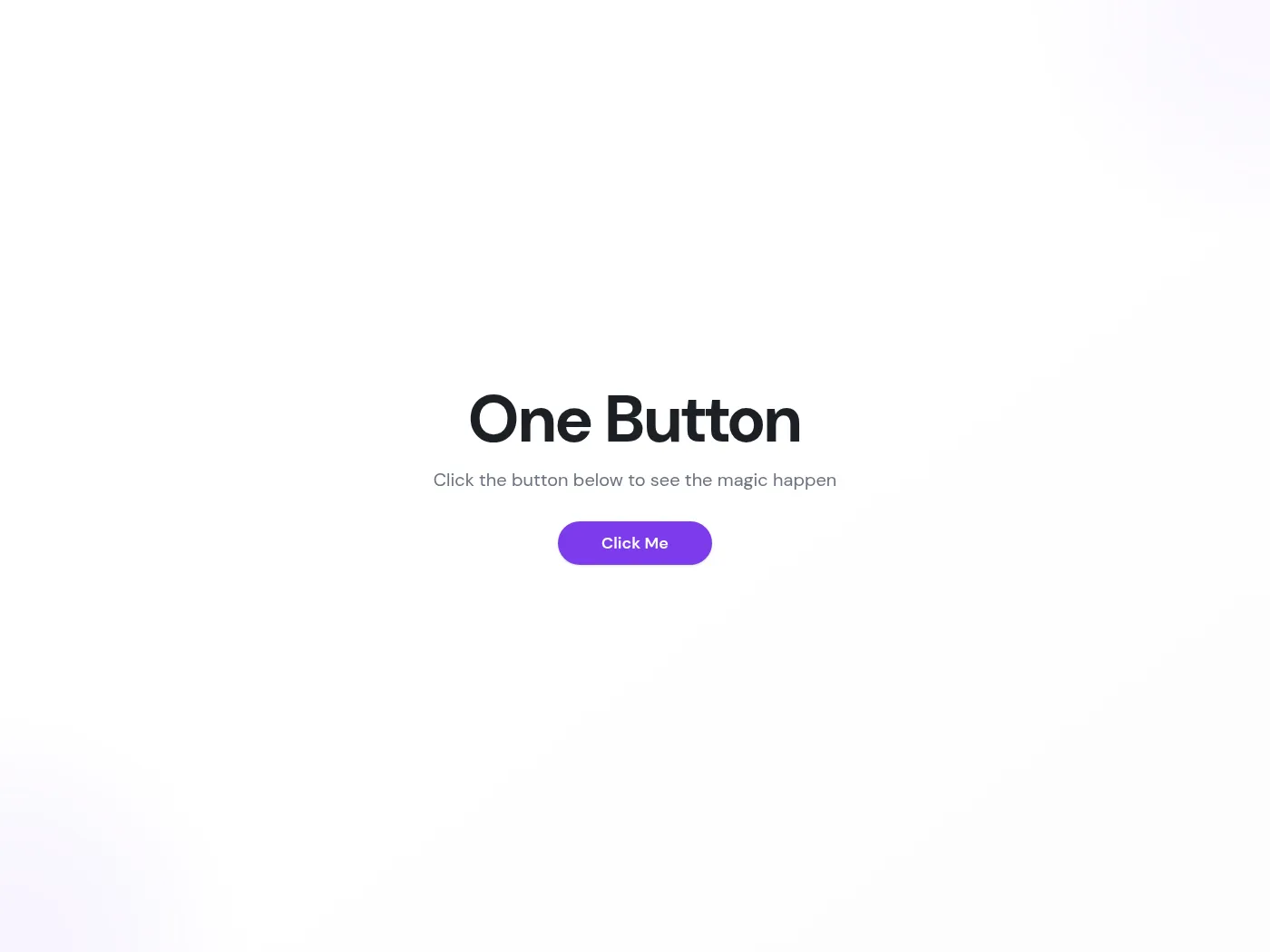 One Button Page