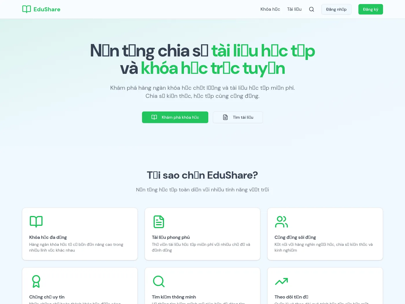 Online Learning and Study Materials Sharing Platform