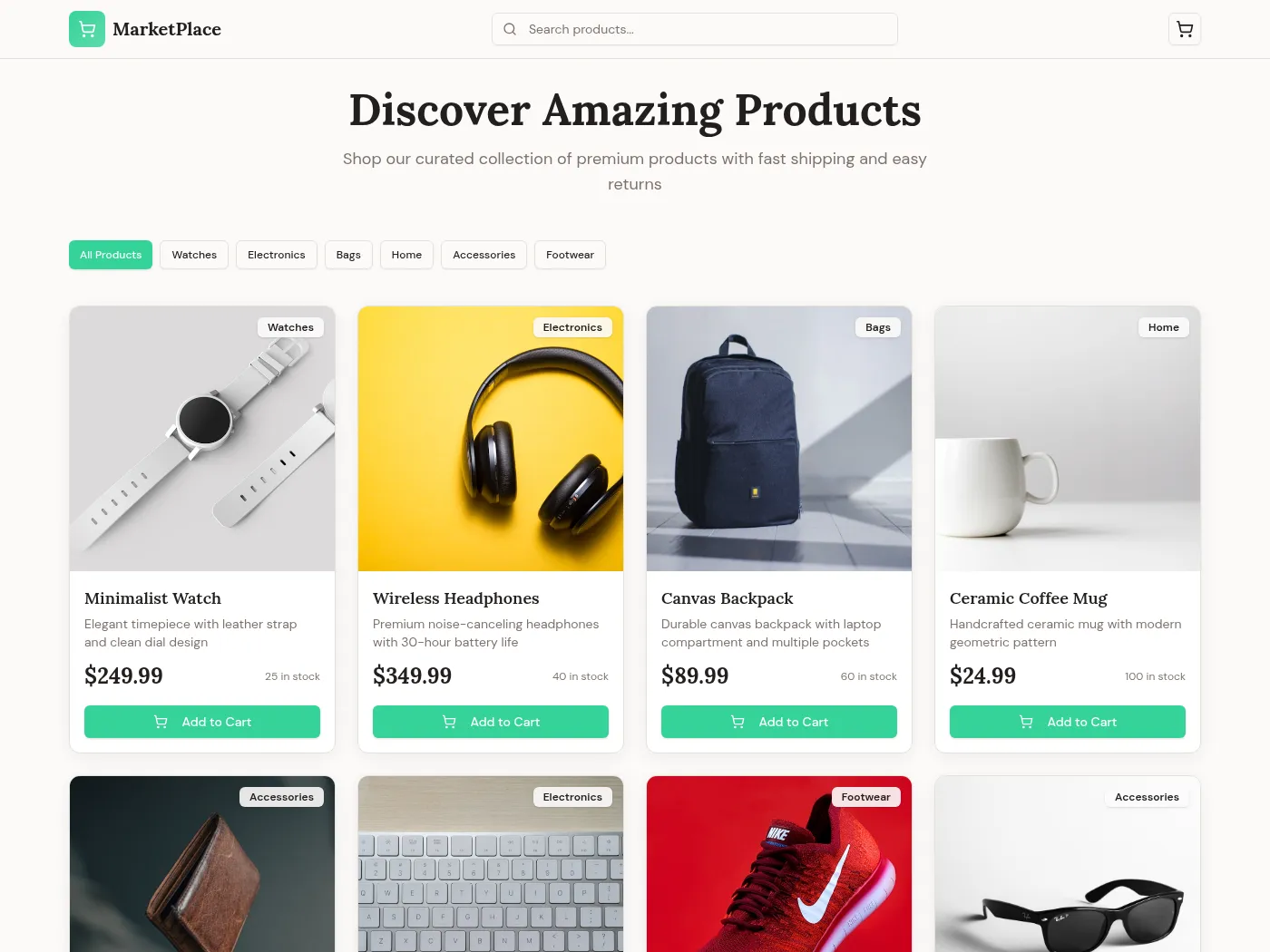 Simple Online Store Platform