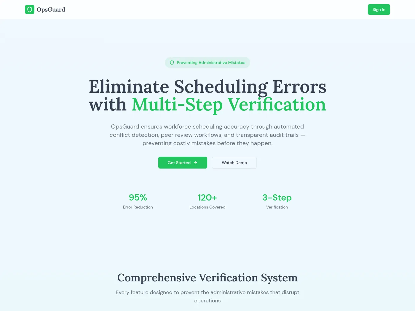 OpsGuard: Automated Scheduling & Report Verification Platform
