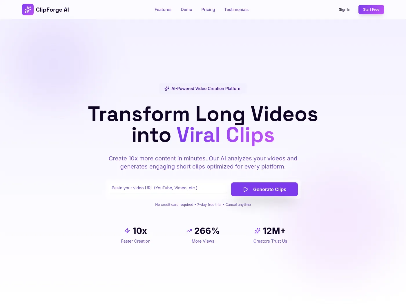 OpusPro-Inspired AI Video Creation Platform