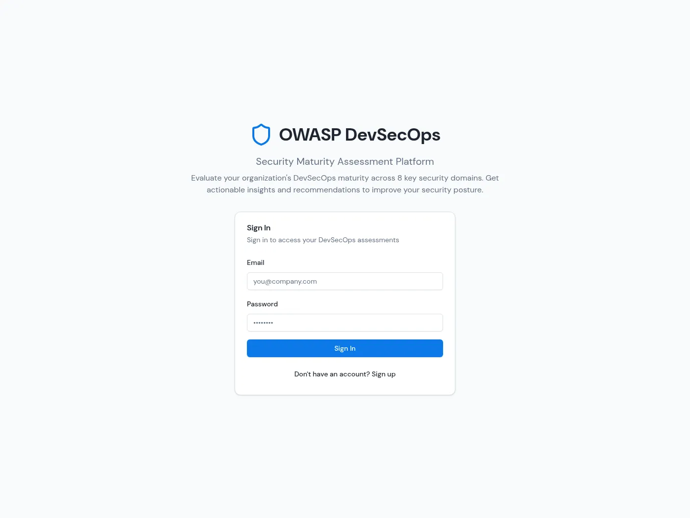 OWASP DevSecOps Assessment Platform
