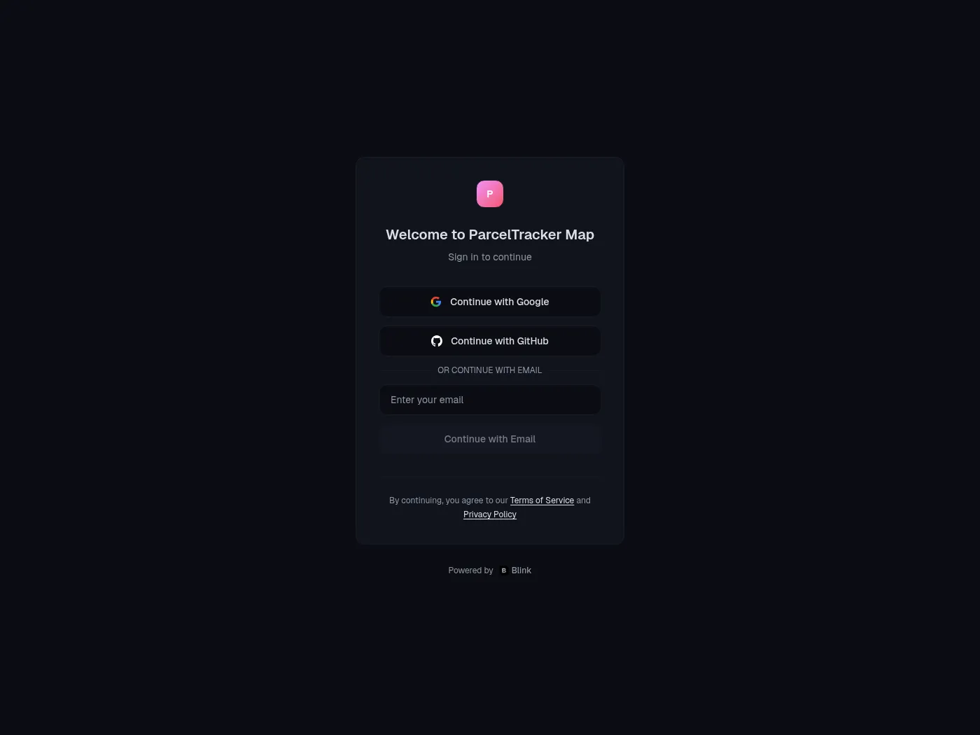 ParcelTracker Map