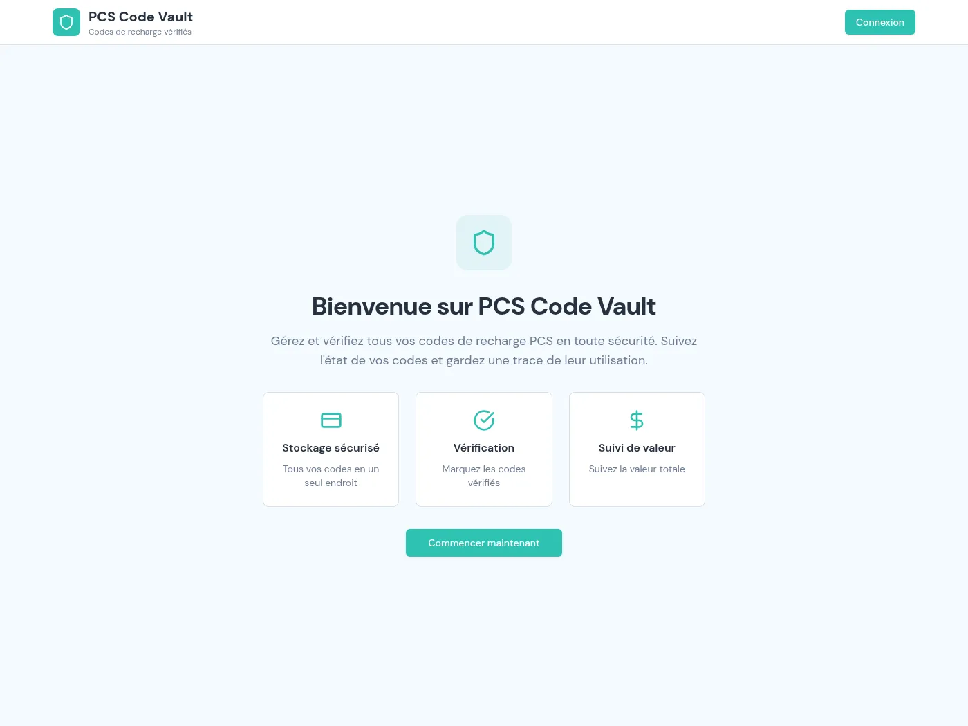 PCS Code Vault