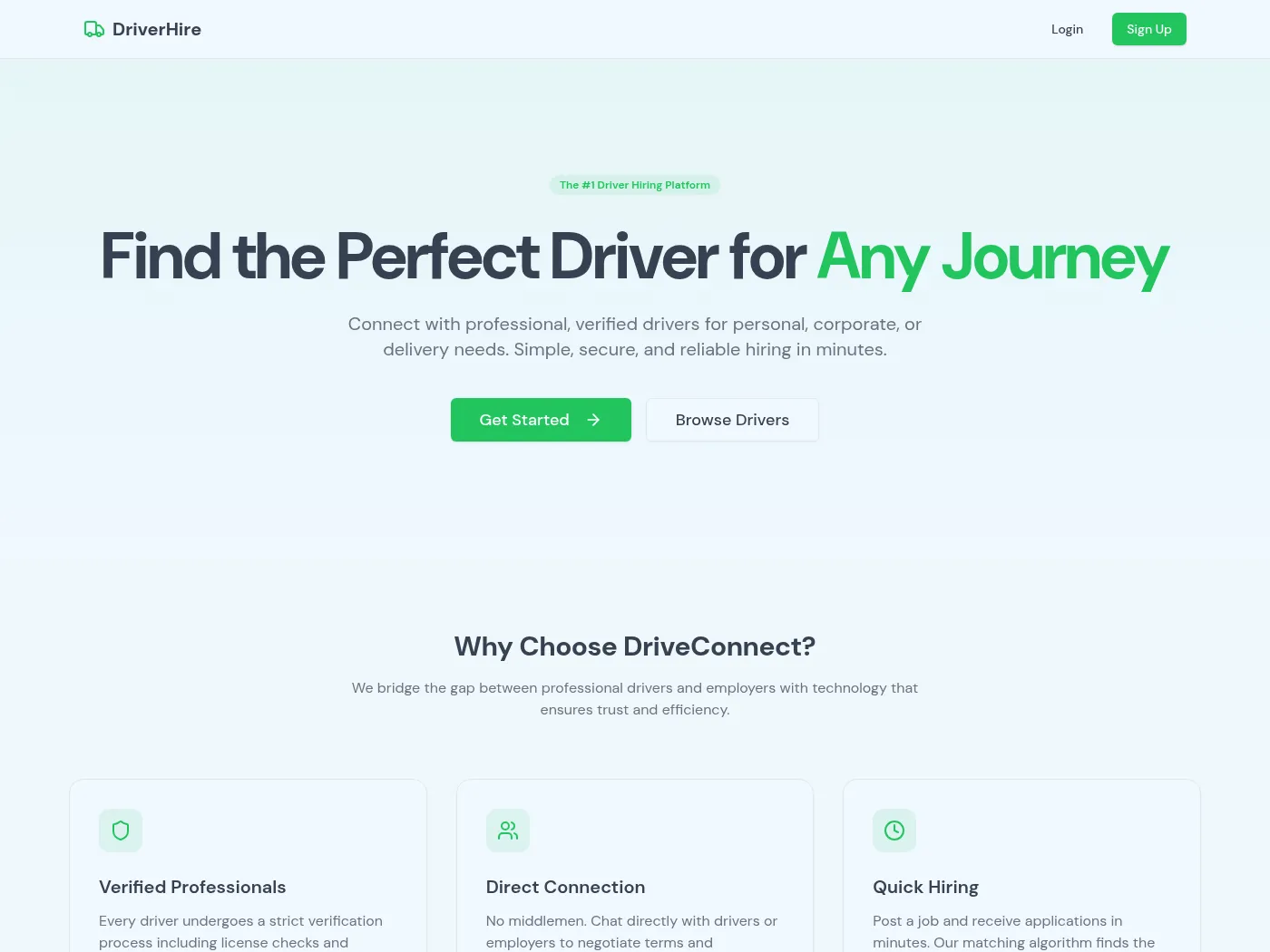 Driver Hiring System