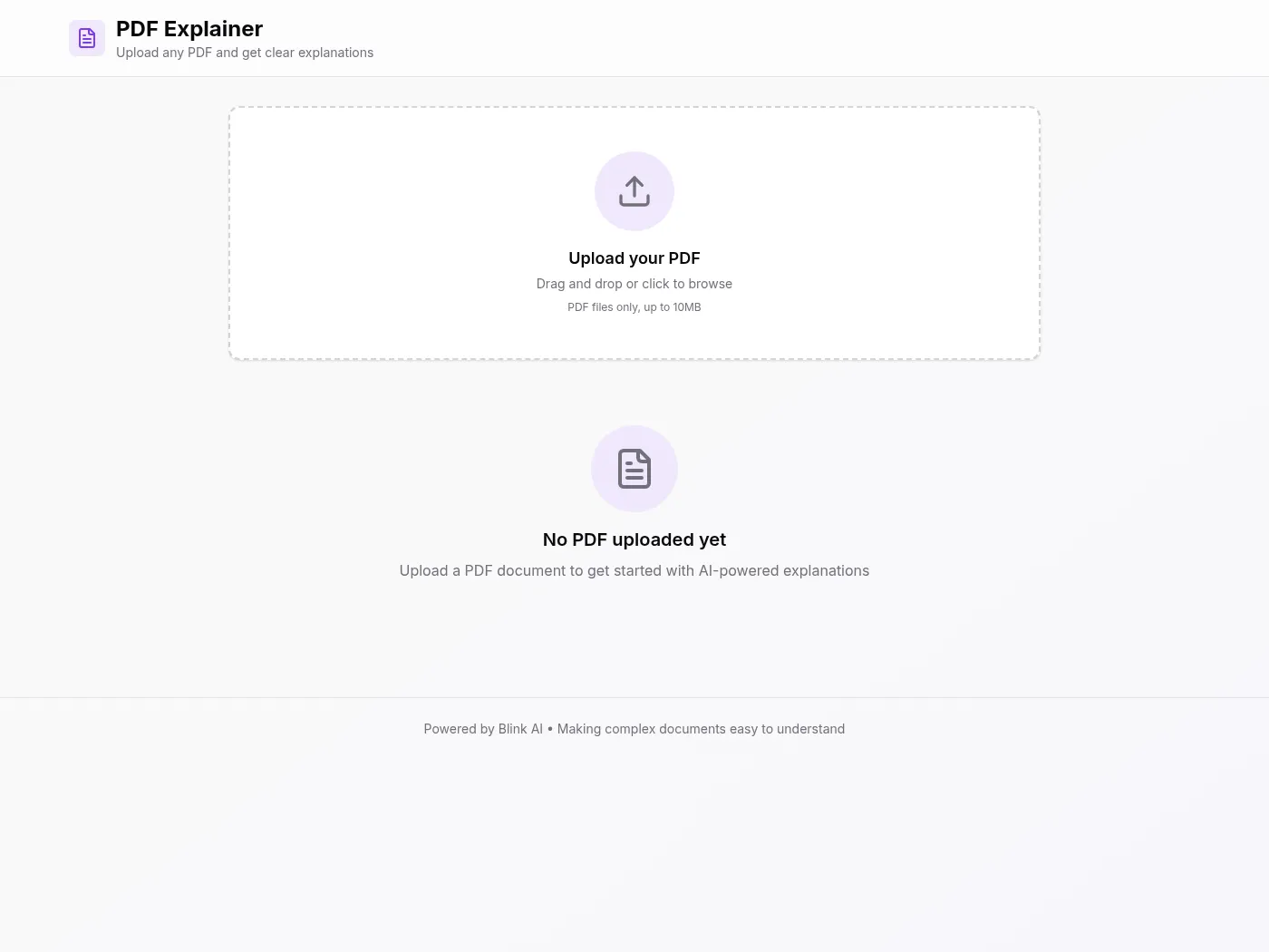 PDF Explainer