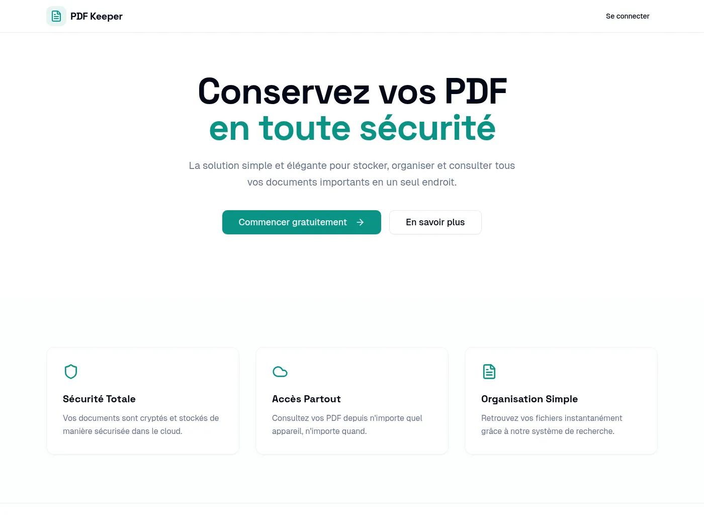 PDF Keeper