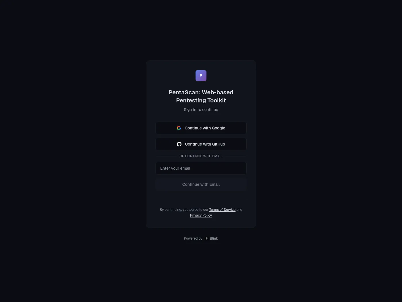 PentaScan: Web-based Pentesting Toolkit