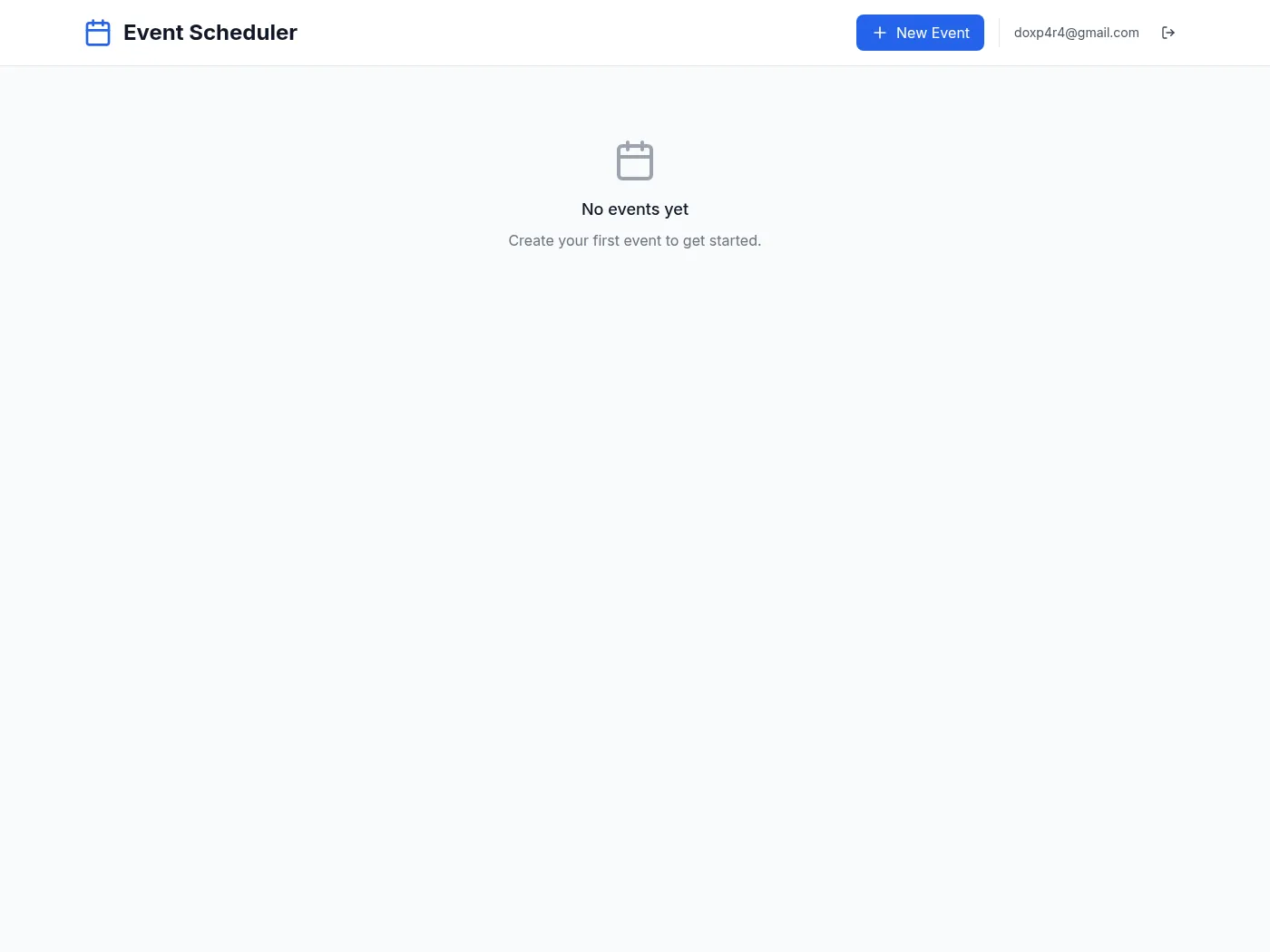 Personal Event Scheduling System