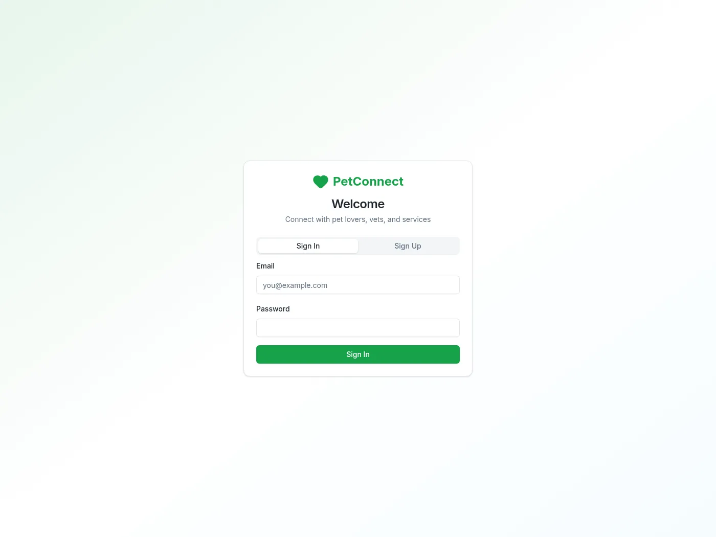 PetConnect – Unified Web Platform for Pet Owners, Vets, and Pet Service Providers
