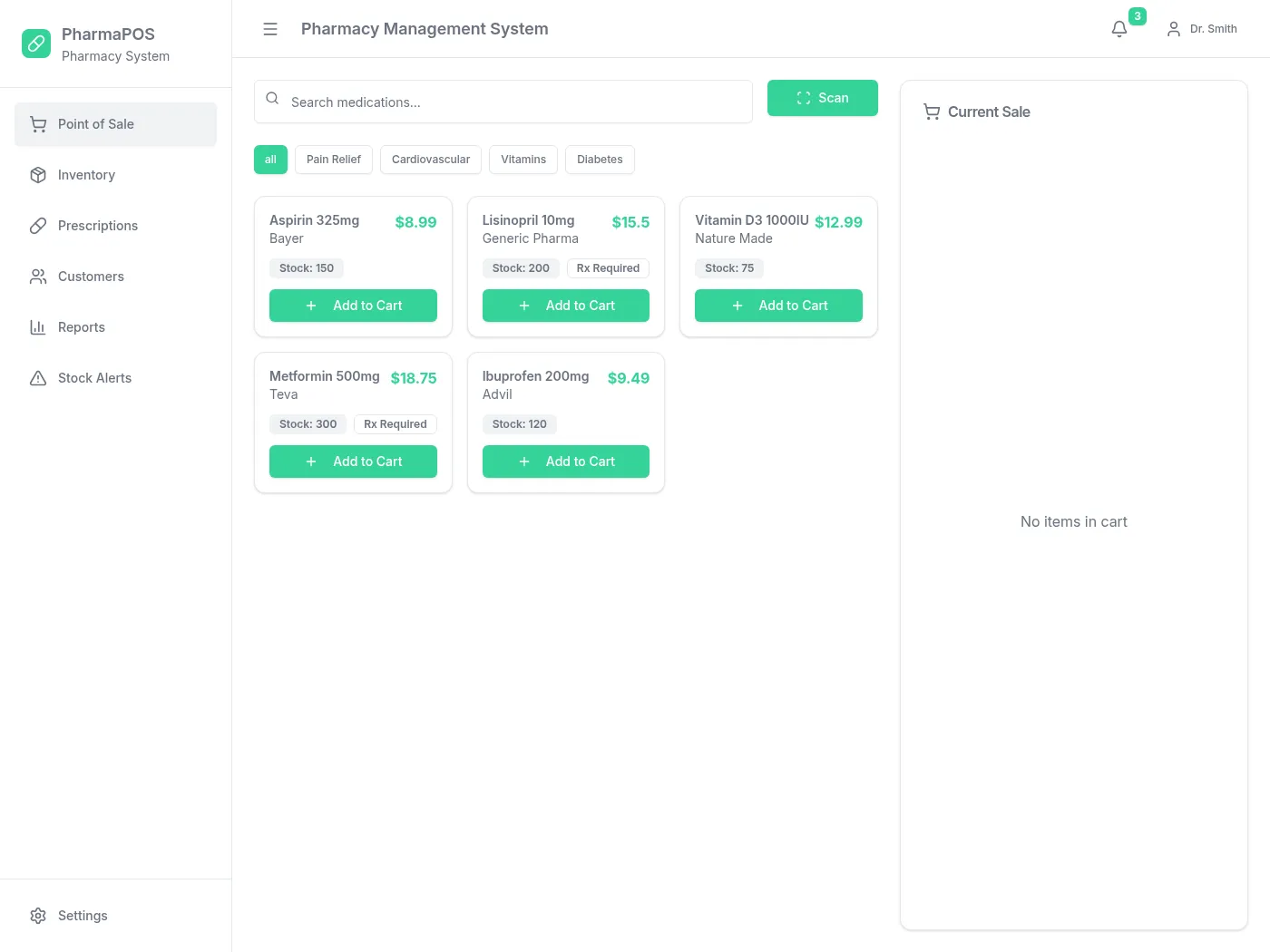 PharmaPOS: All-in-One Python Pharmacy POS System