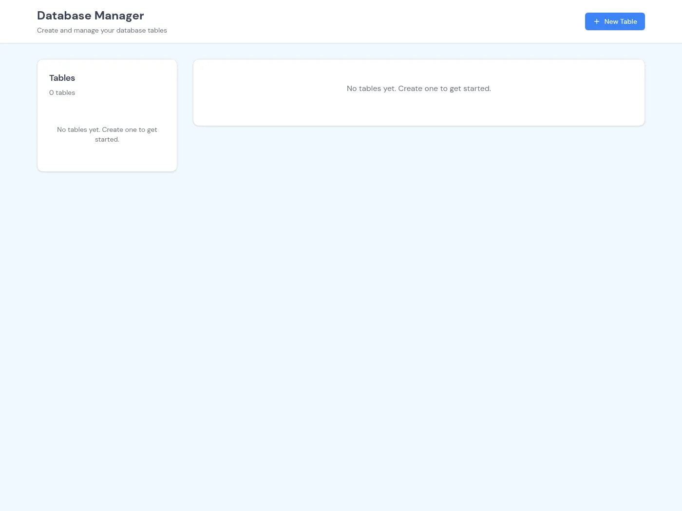 Mini PHP Database Manager