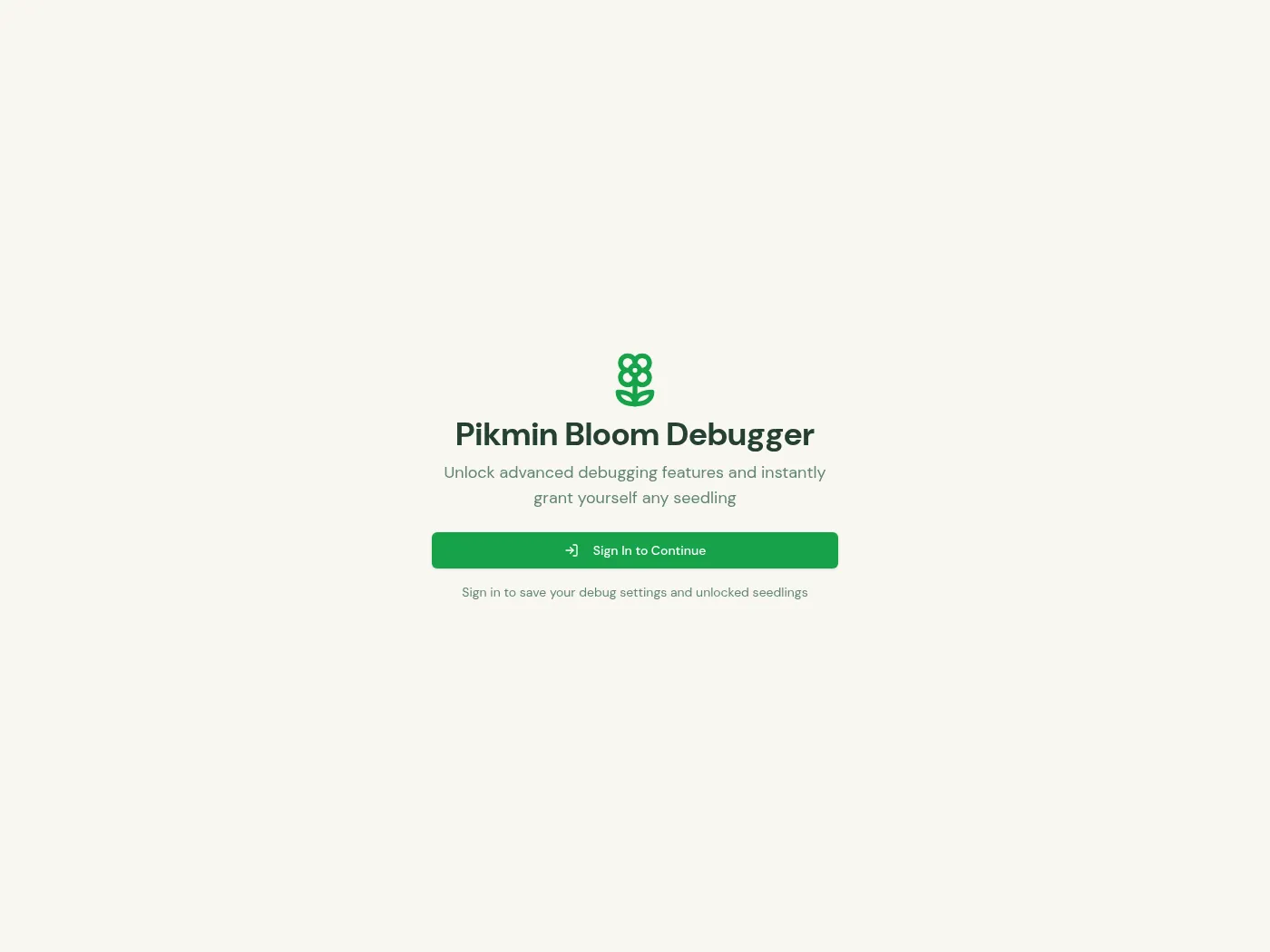 Pikmin Bloom Debugger