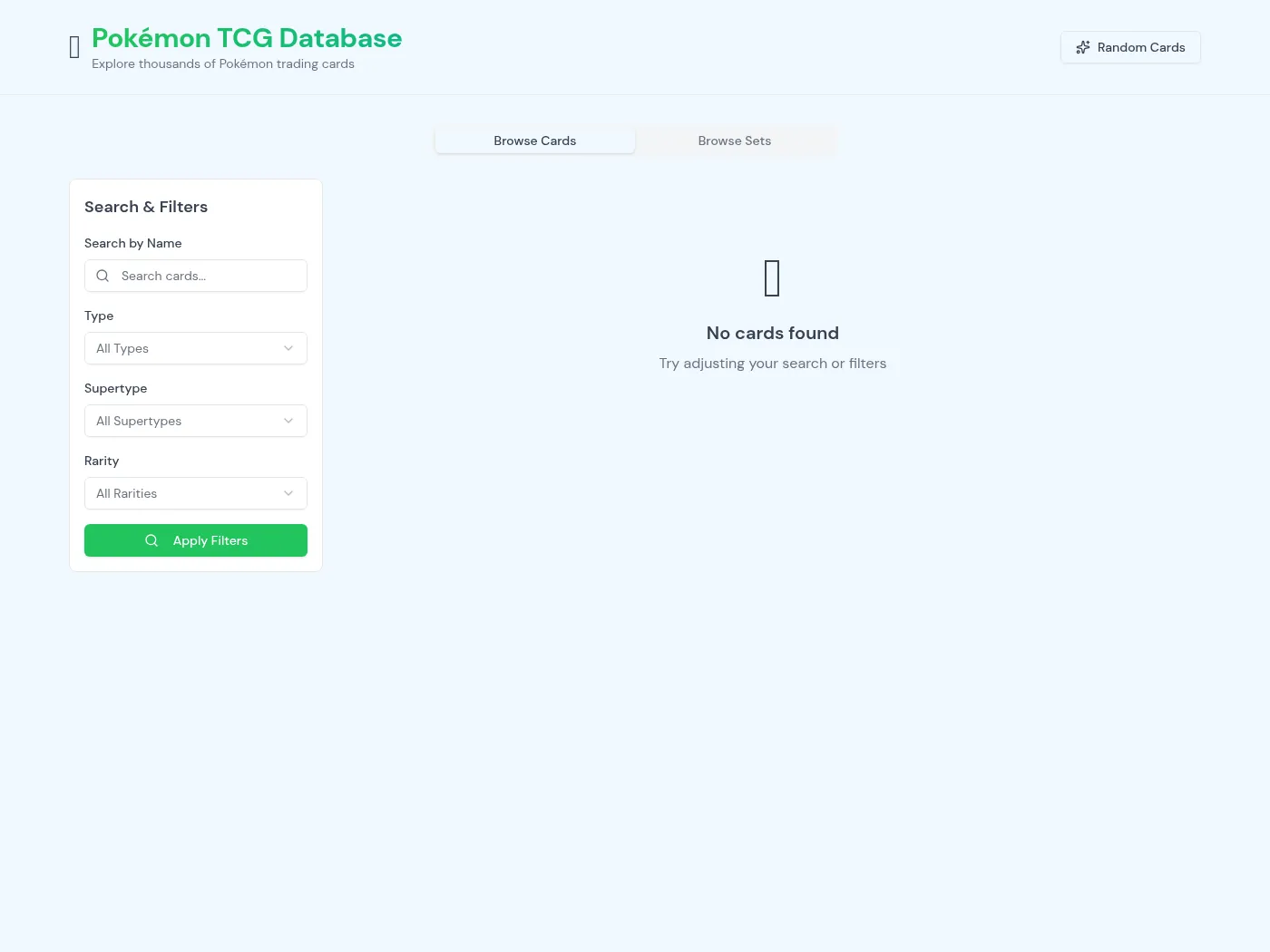 Pokémon TCG Card Database for Python