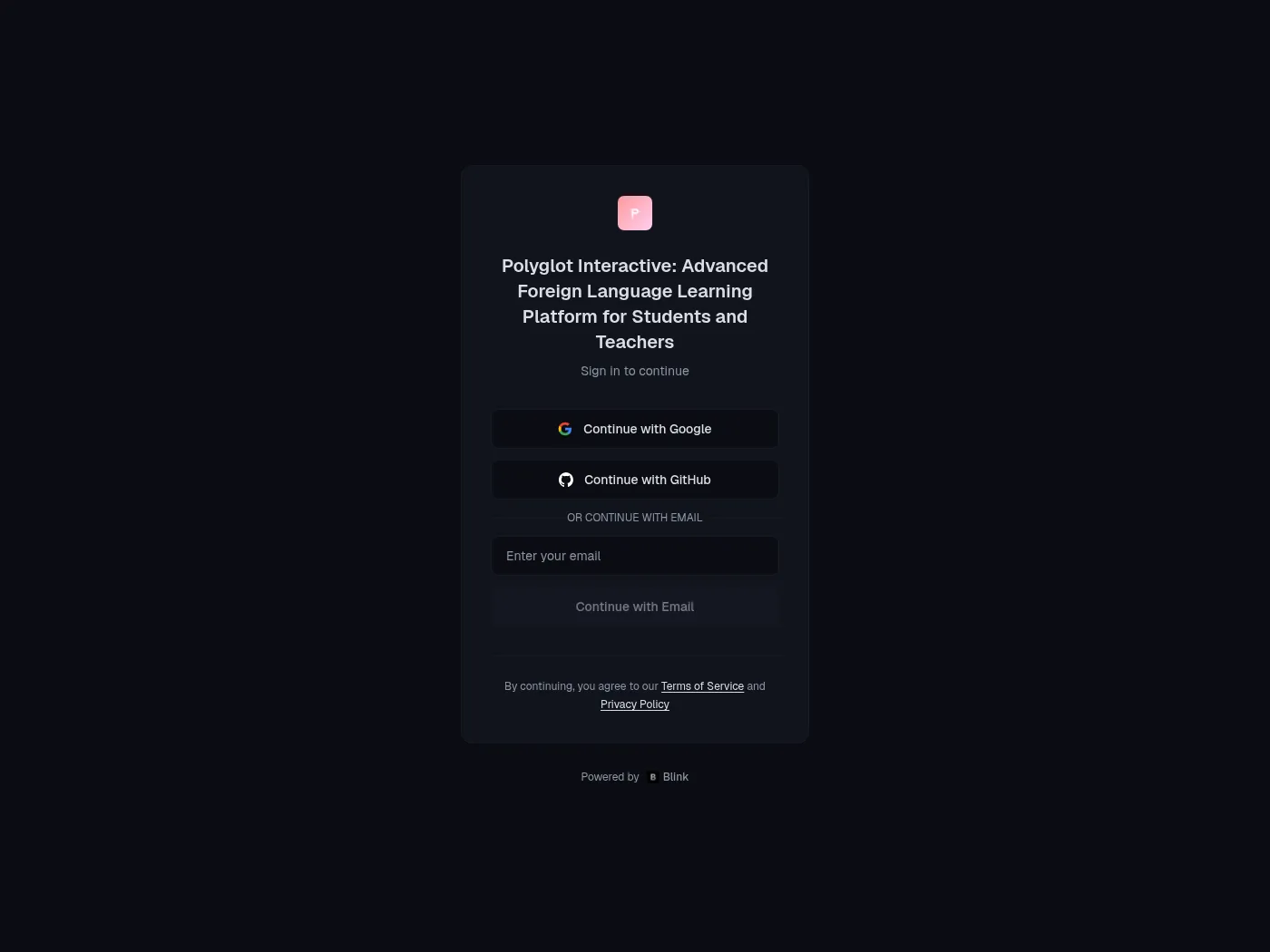 Polyglot Interactive: Advanced Foreign Language Learning Platform for Students and Teachers