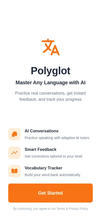 Polyglot: AI-Powered Language Learning App