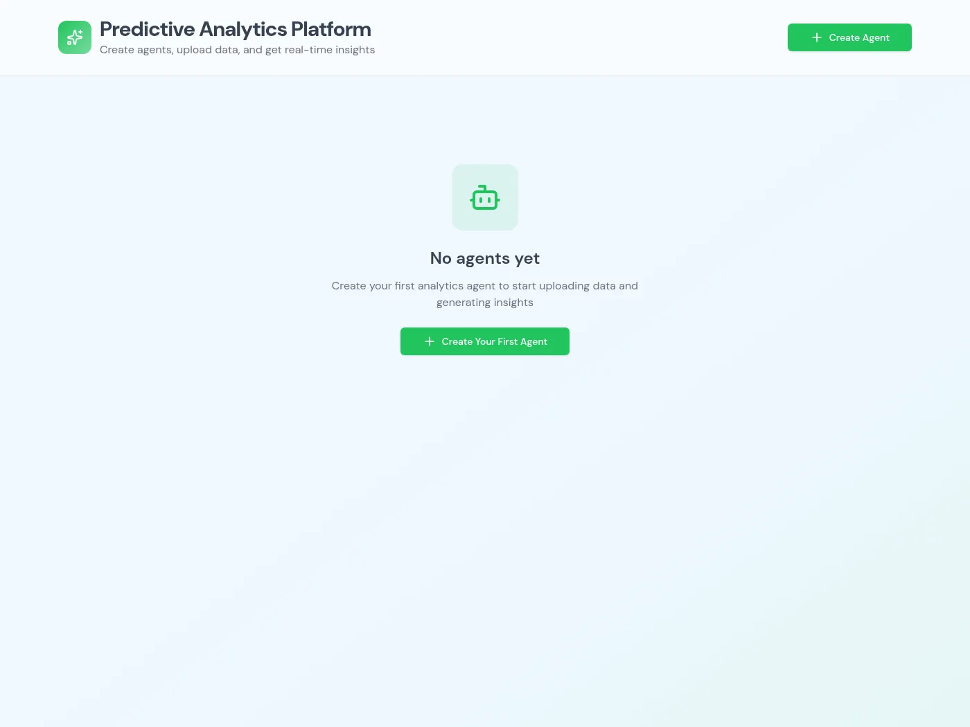 Predictive Analytics Agent Platform