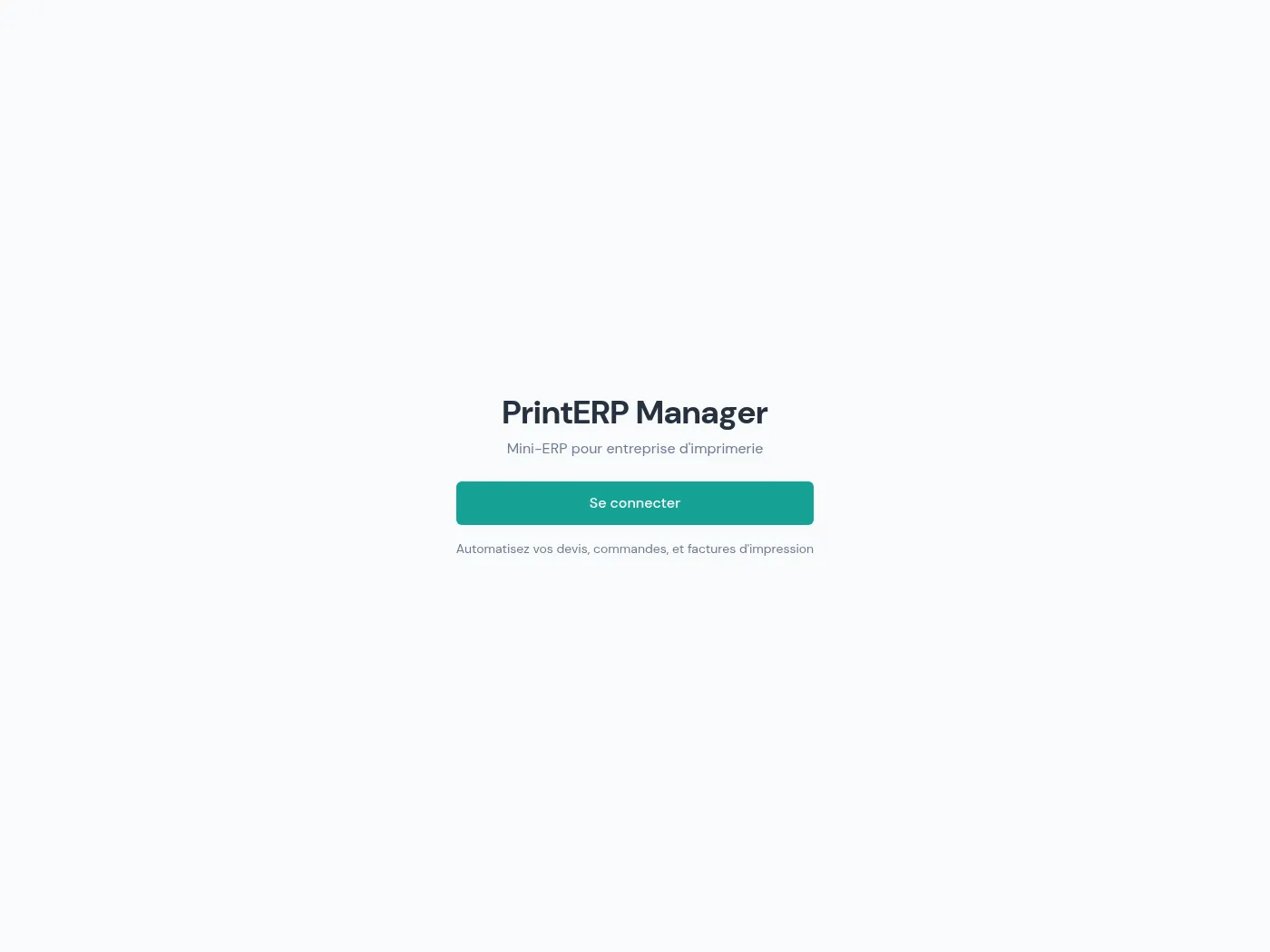PrintERP Manager