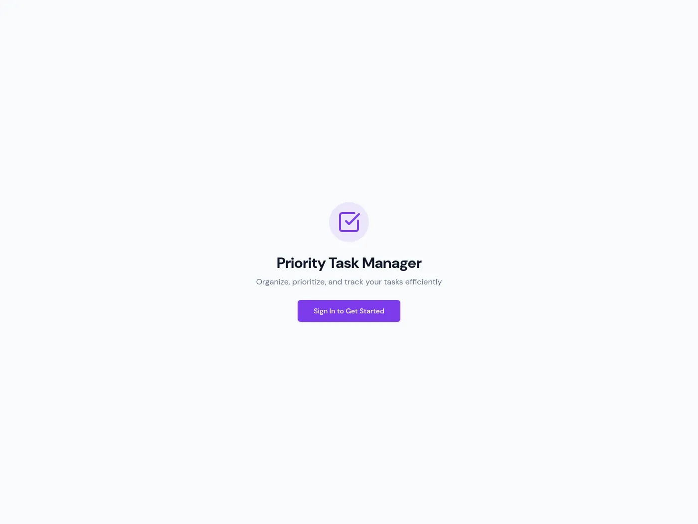 Priority Task Manager