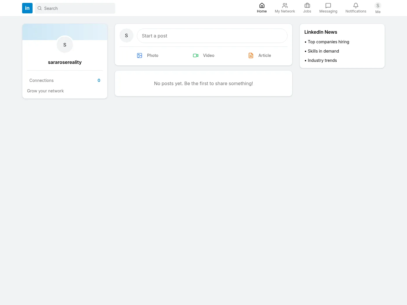 Professional Networking Platform