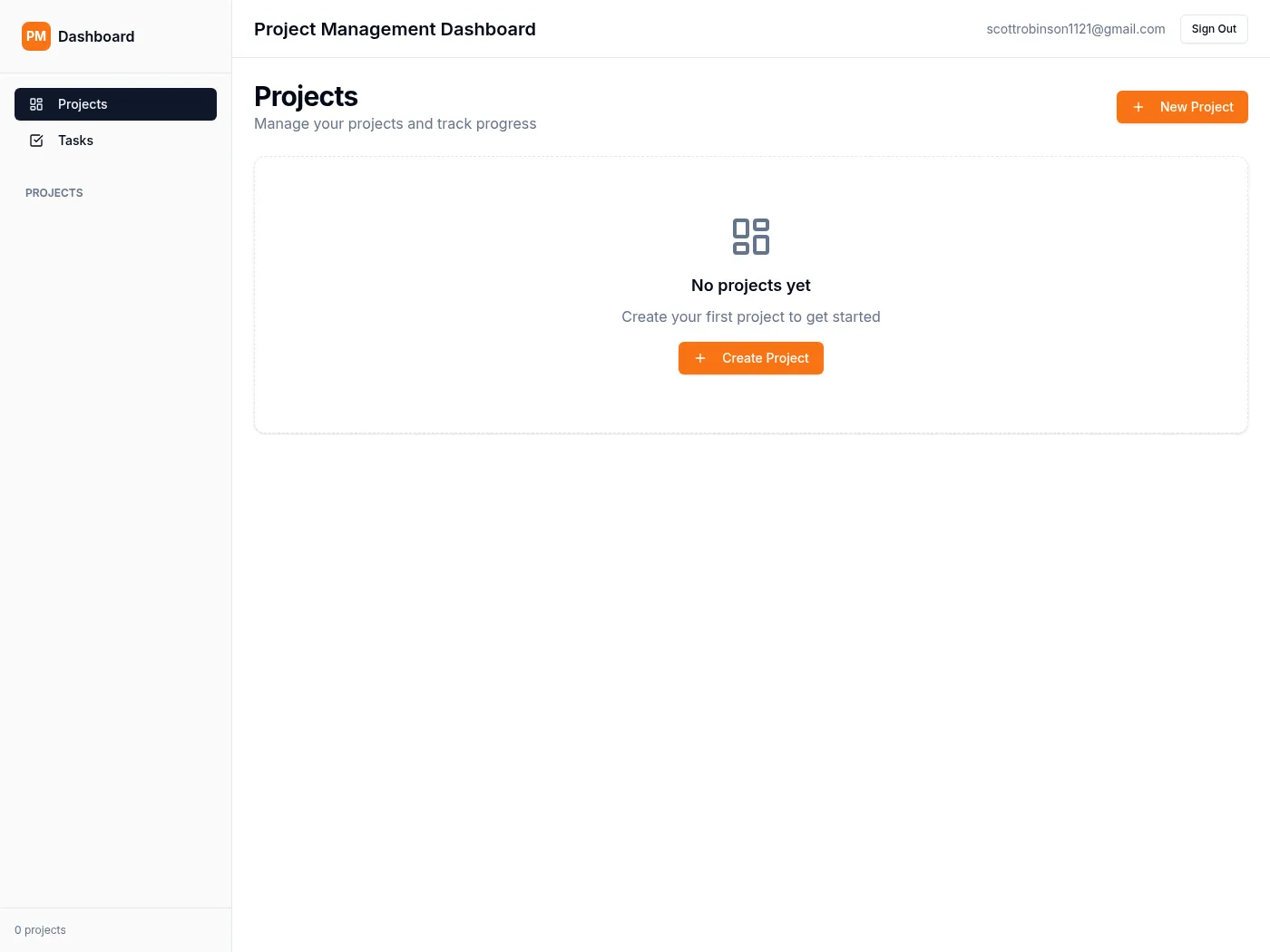 Collaborative Project Management Dashboard Clone