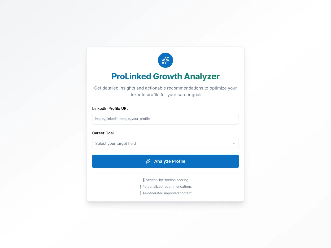 ProLinked Growth Analyzer