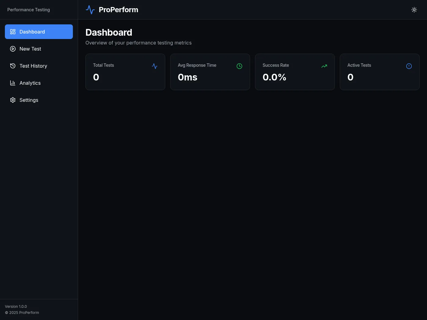 ProPerform: Advanced Web Performance Testing Platform