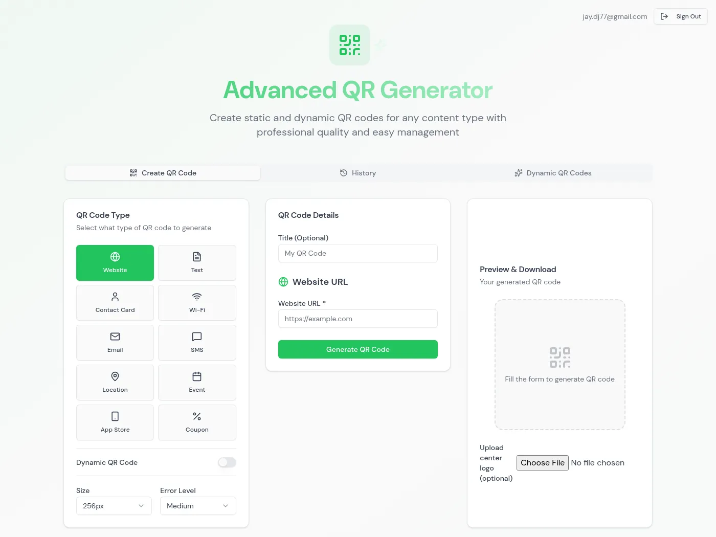 QR Code Generator
