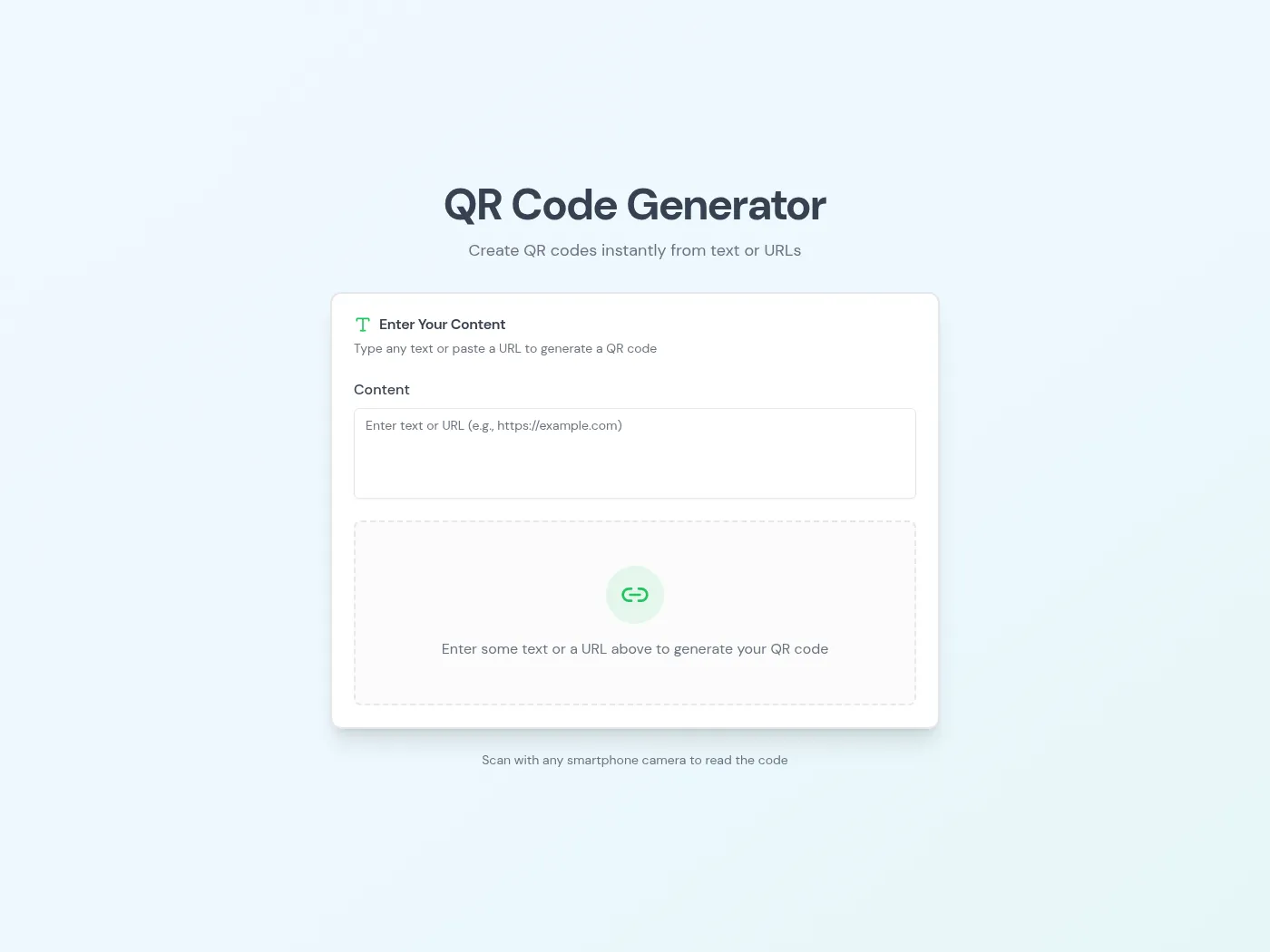 QR Code Simple Generator