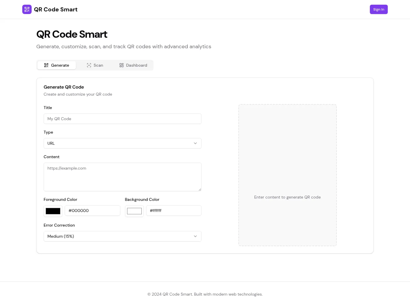 QR Code Smart