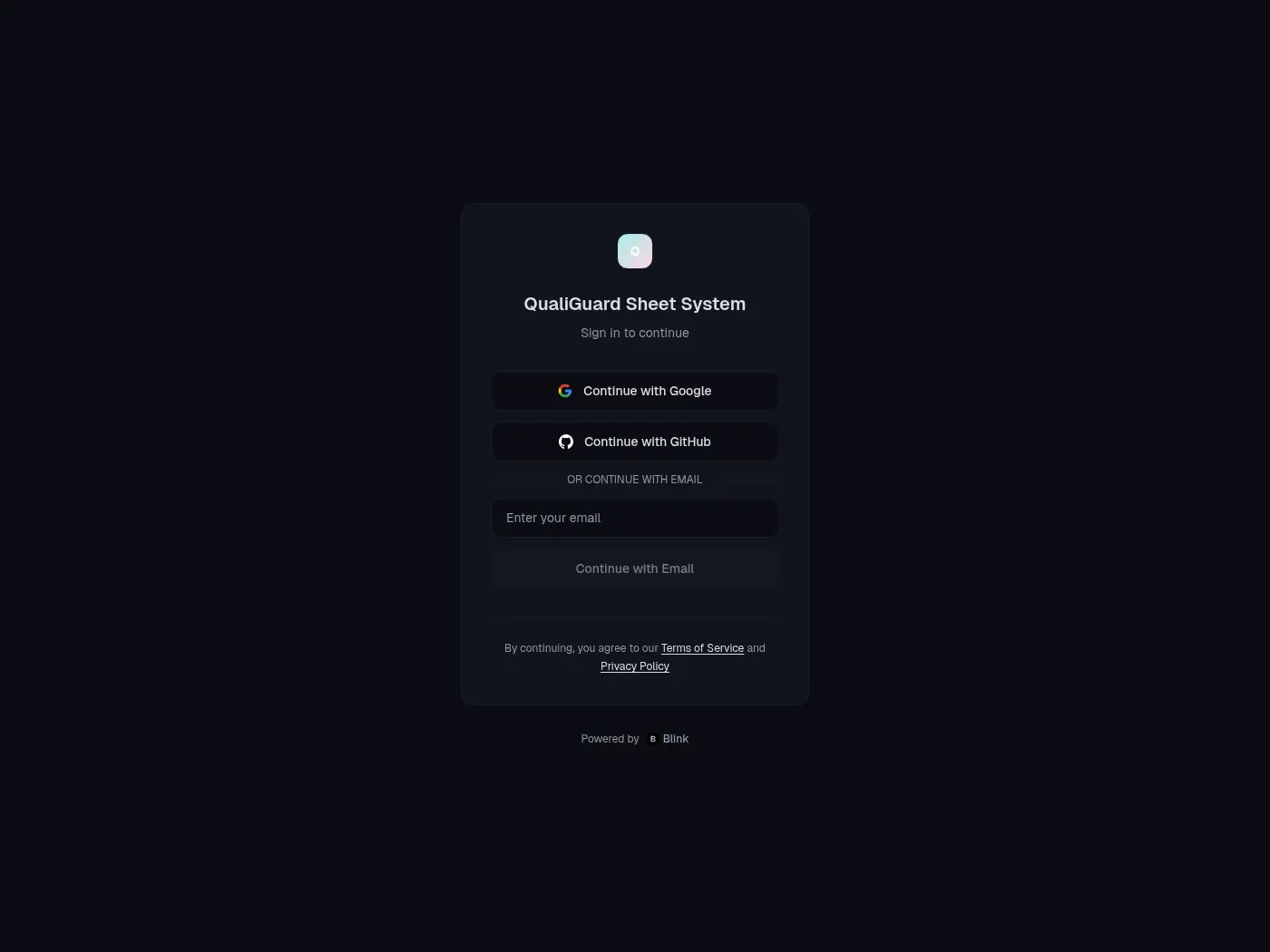 QualiGuard Sheet System
