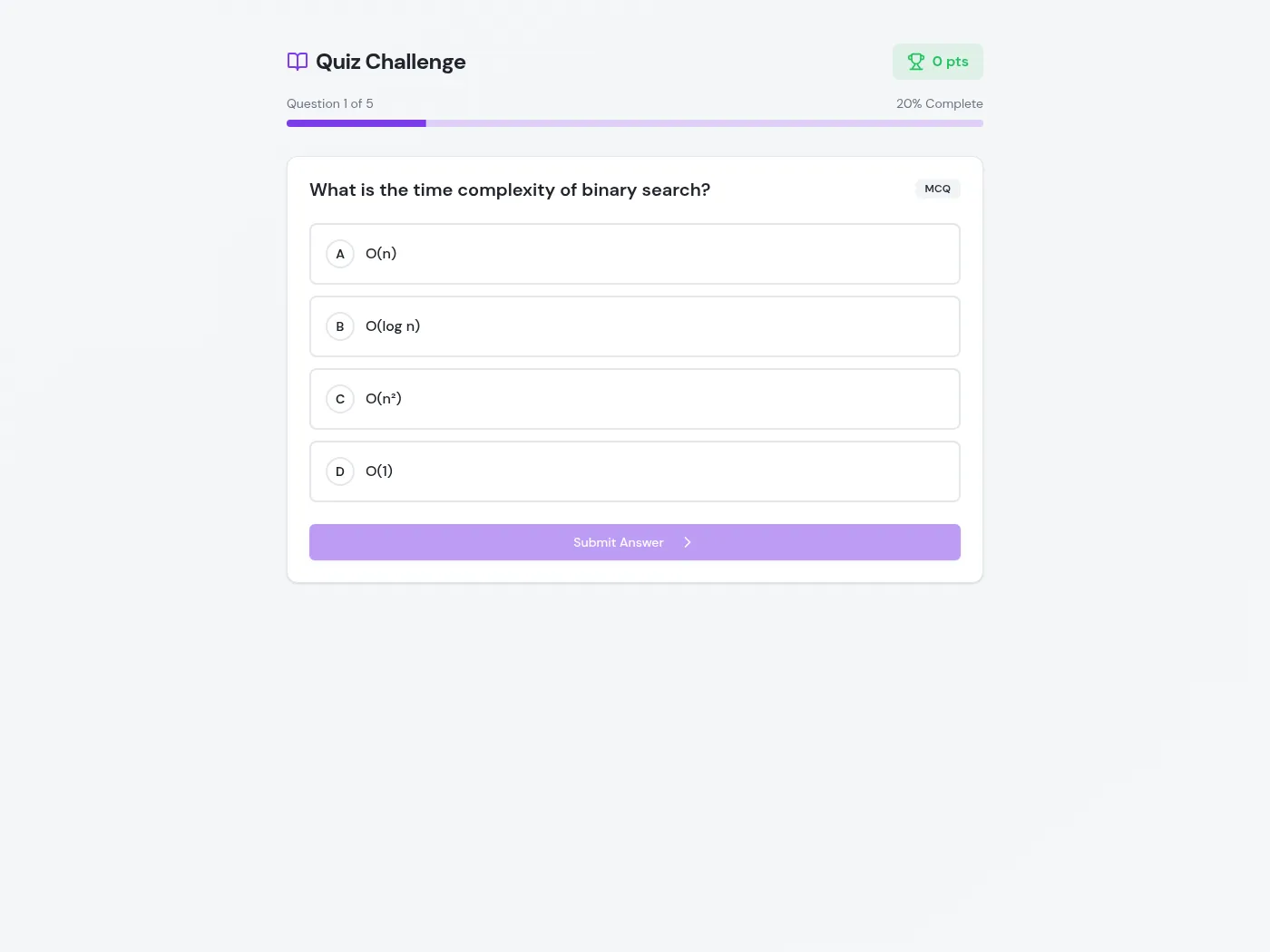 Interactive Quiz App with MCQ and Coding Questions