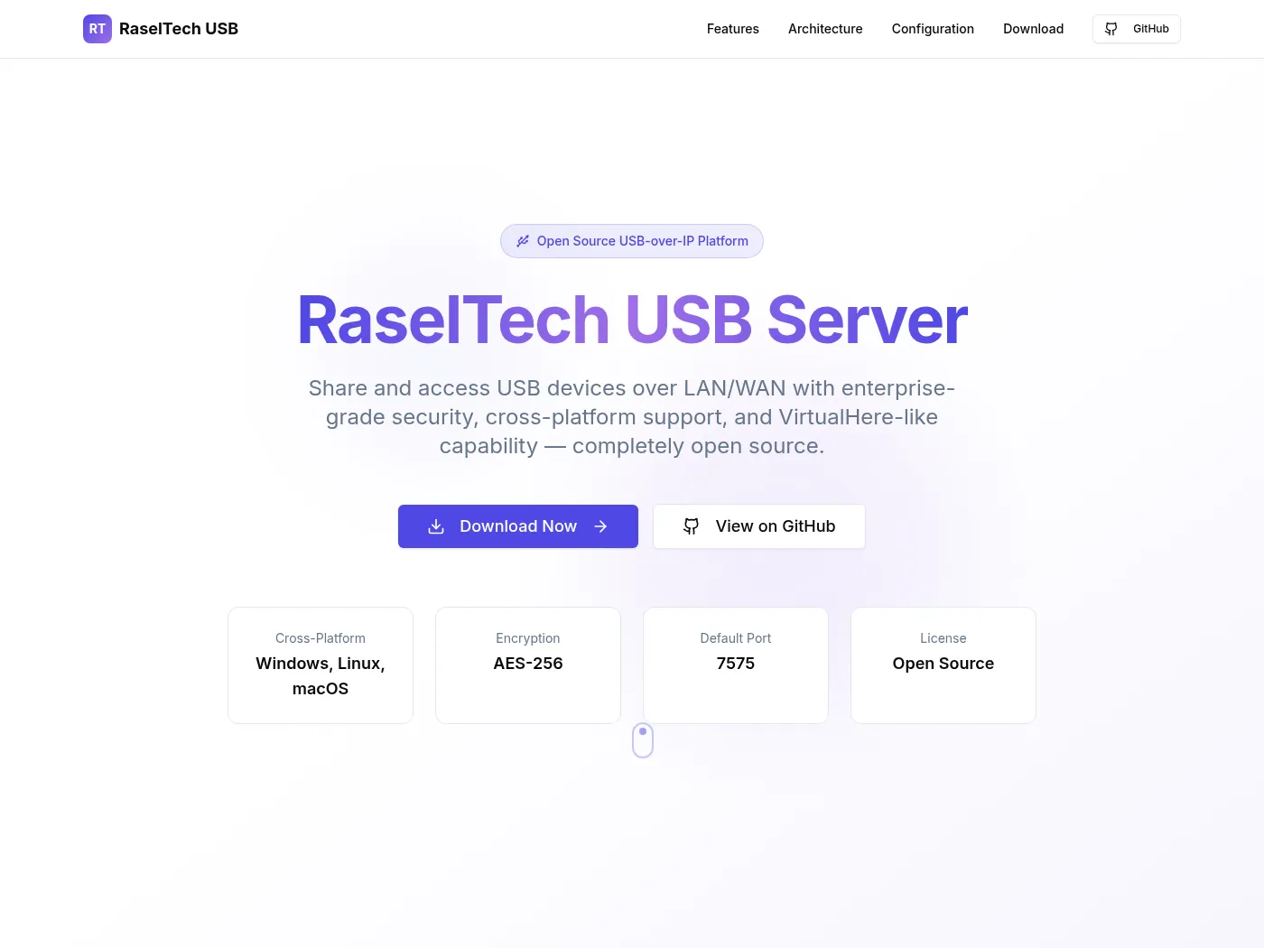 RaselTech USB Server — Secure Open-Source USB-over-IP Platform
