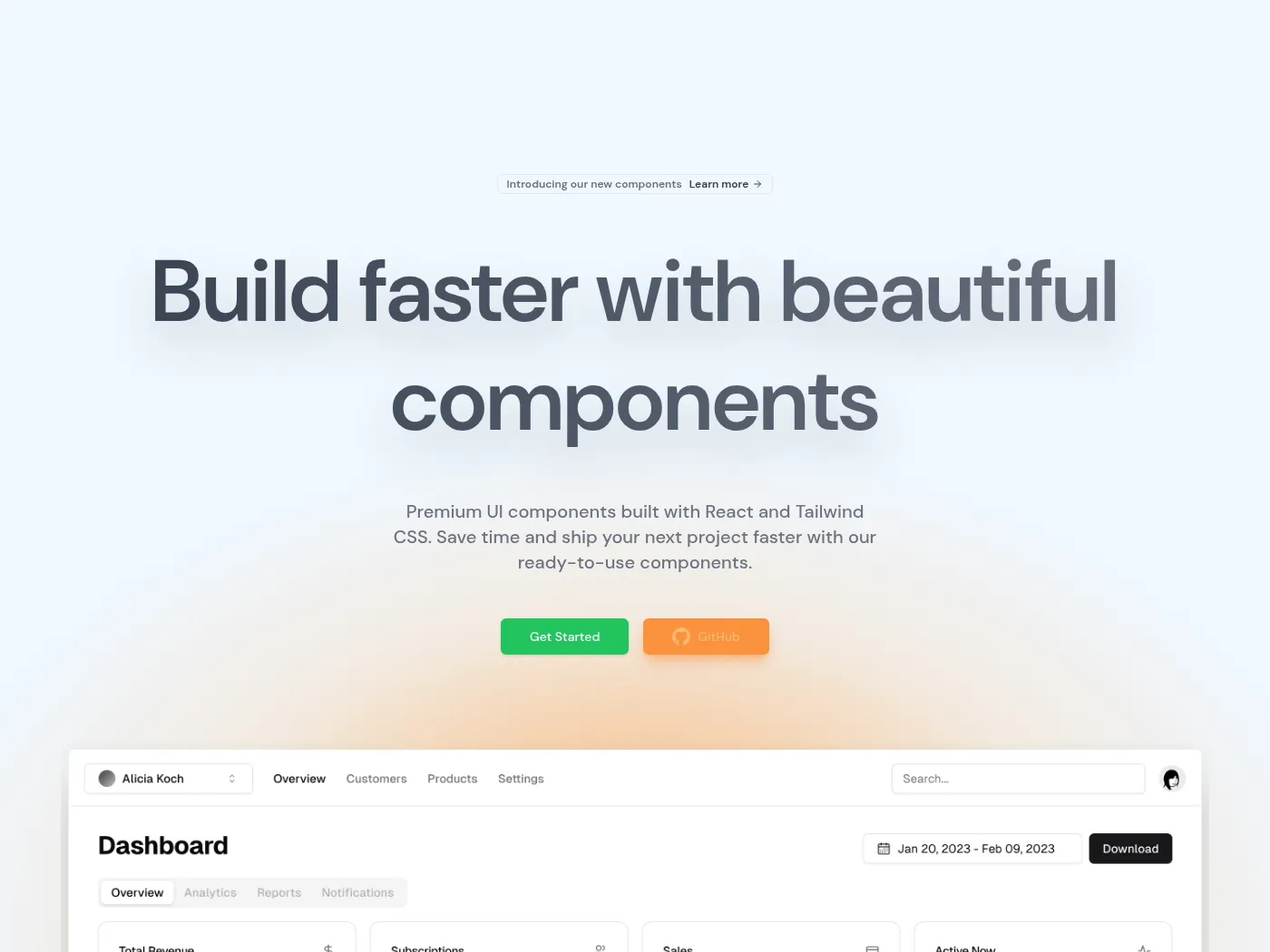 React Hero Section Integration with shadcn, Tailwind, Typescript