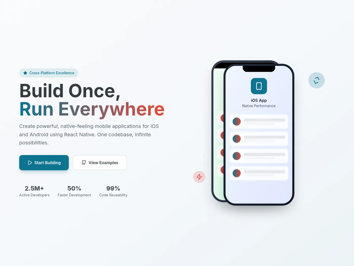 React Native App Builder Showcase