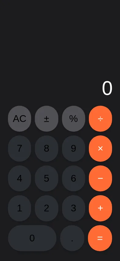 React Native Functional Calculator