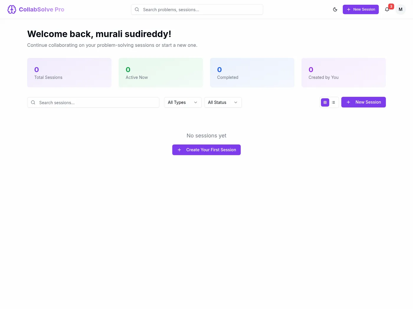 Realtime Collaborative Problem Solving Platform
