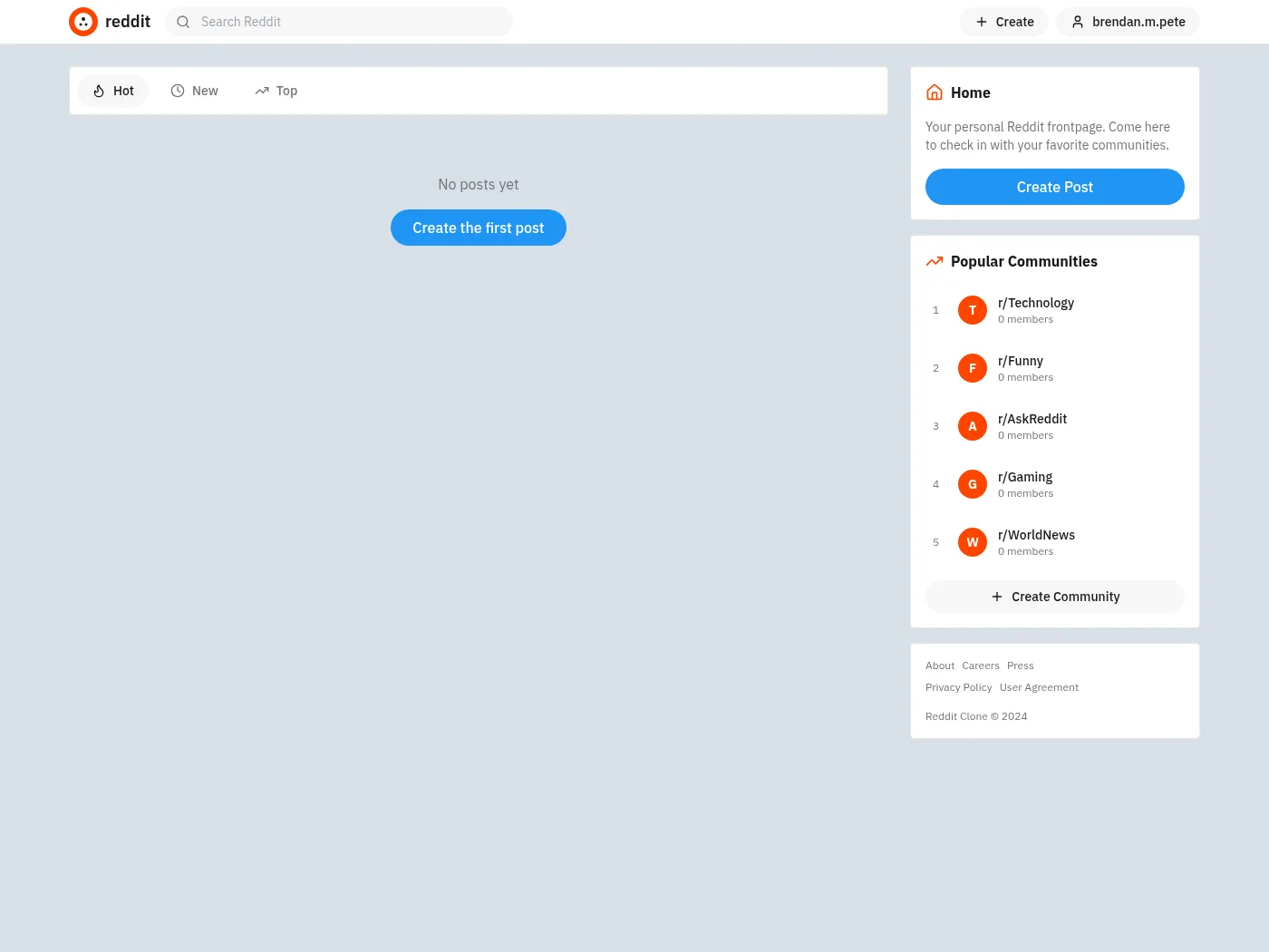 Reddit Clone