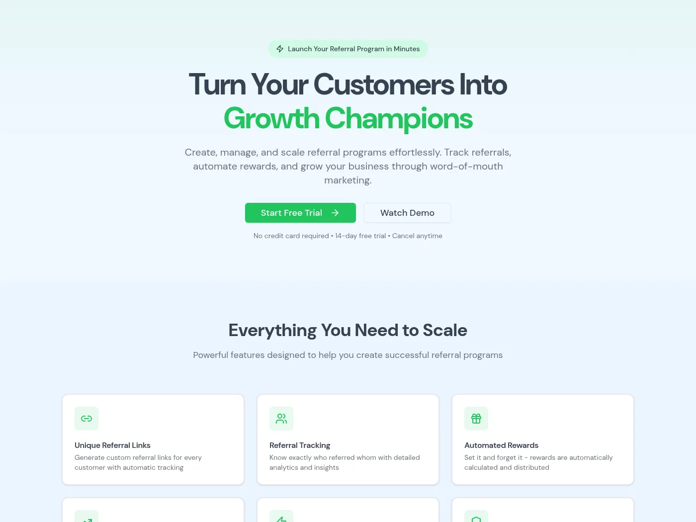 Referral Program Platform for Businesses