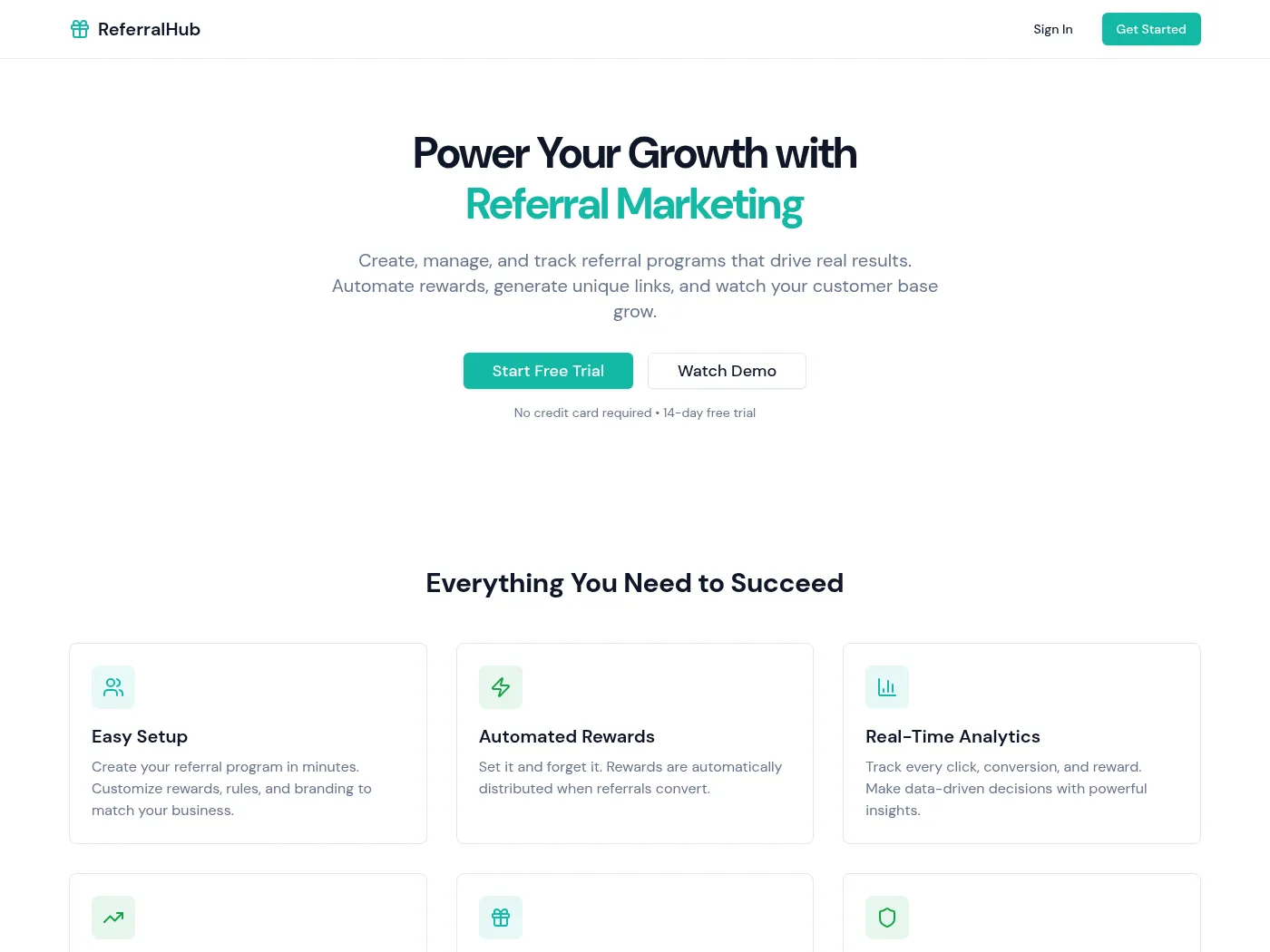 Referral Program Platform for Businesses