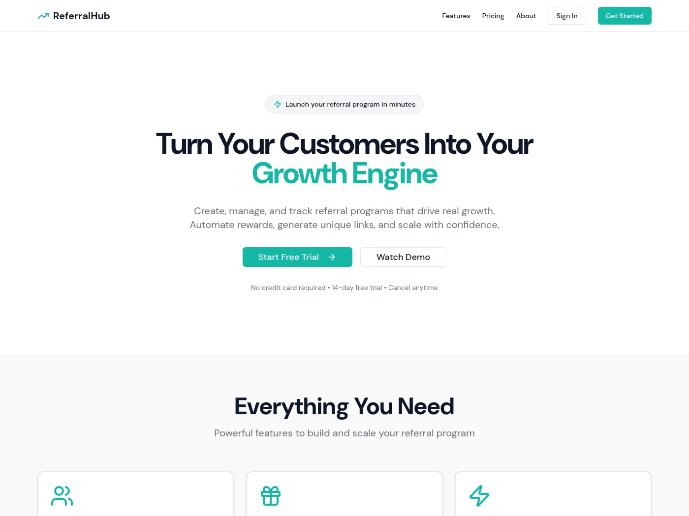 Referral Program SaaS Platform for Businesses