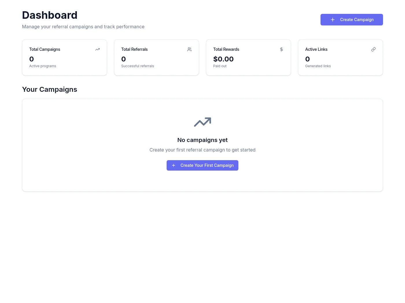 Referral Program SaaS Platform