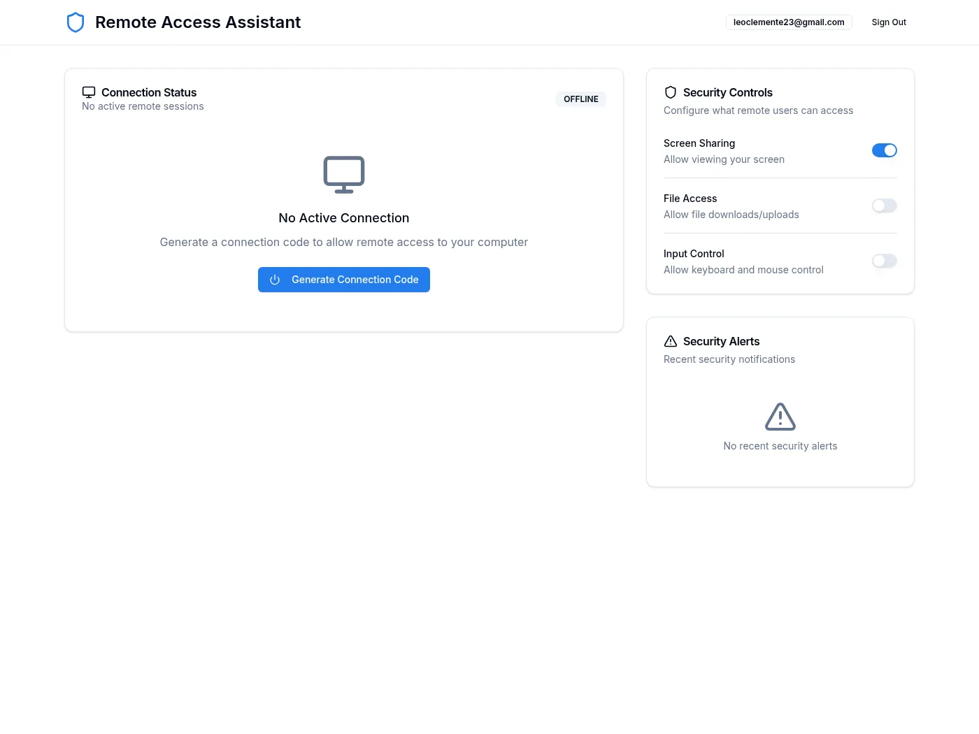Remote Computer Access Assistant