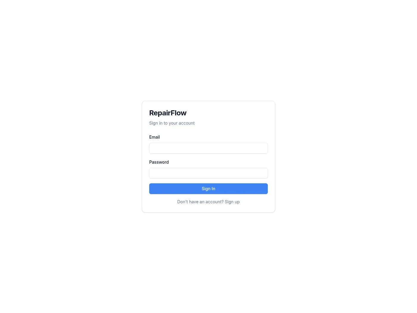 RepairFlow: Ticketing & Tracking System for Computer Repair and Data Recovery