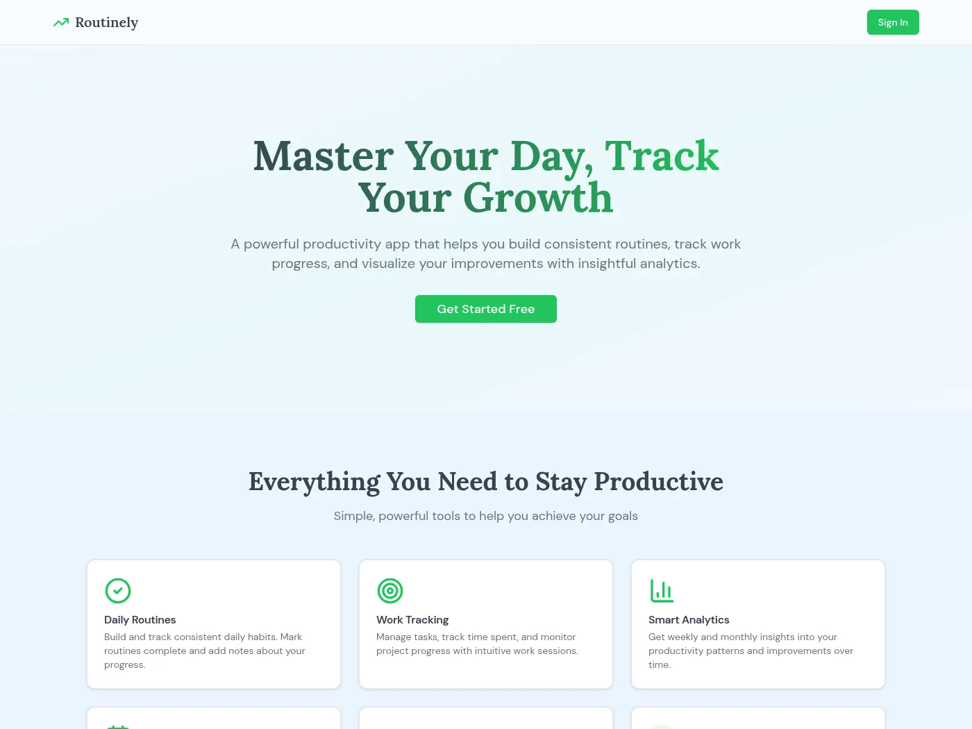 Daily Routine & Work Tracker with Analytics
