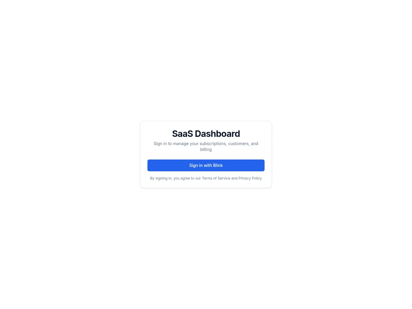 لوحة تحكم SaaS مترابطة مع API للاشتراكات والفوترة الشاملة