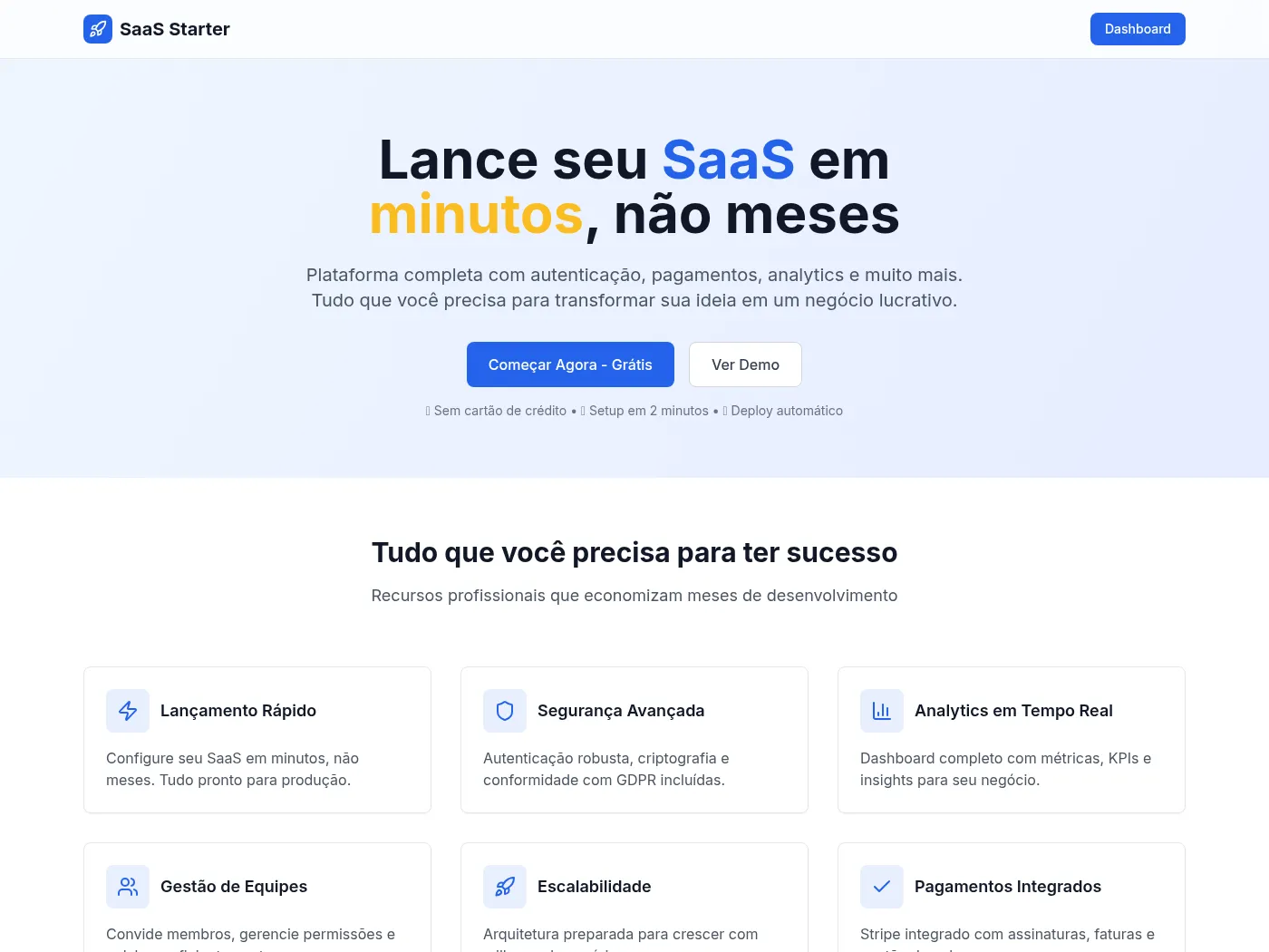 SaaS Starter Platform