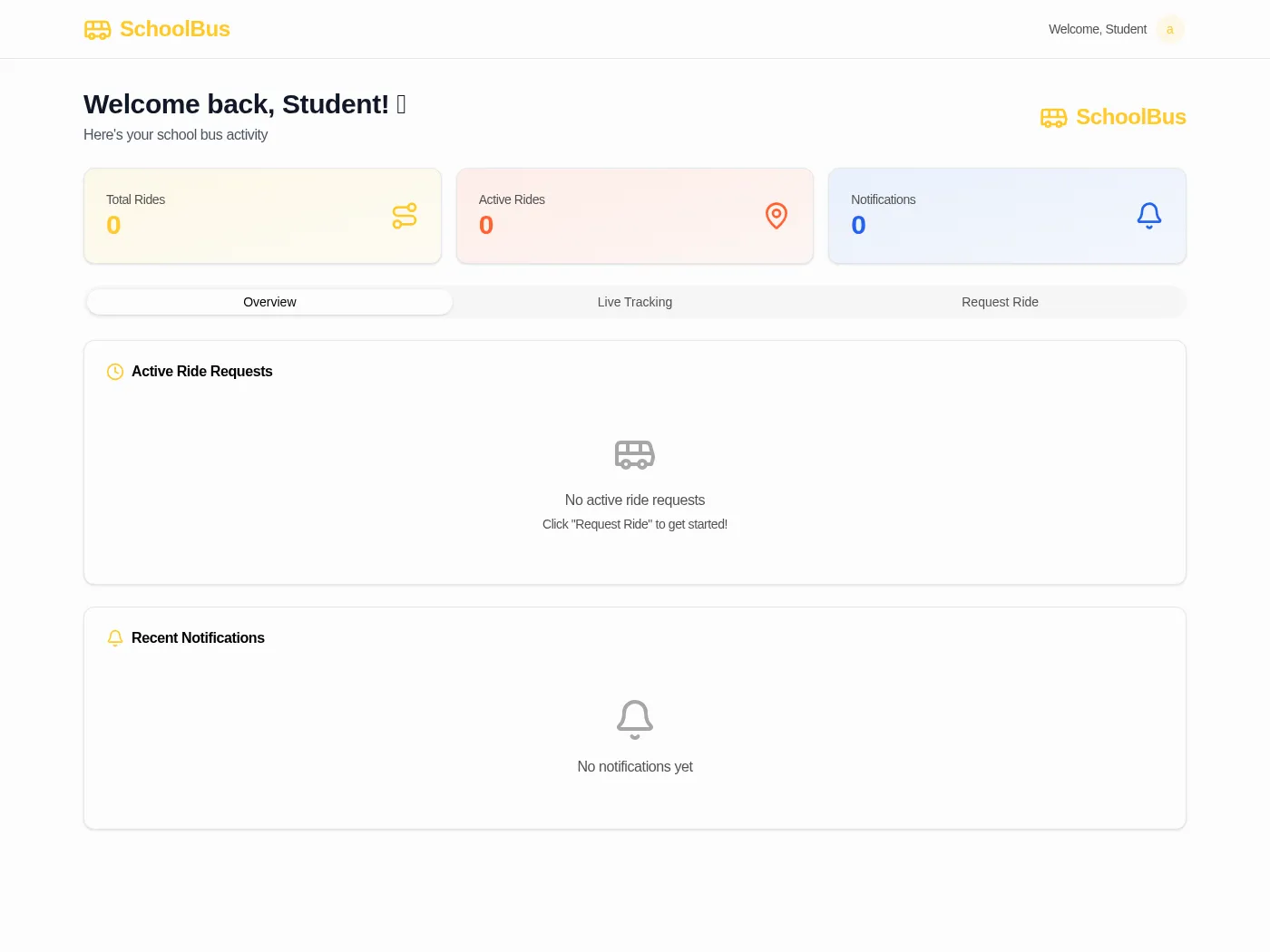 SchoolBus Ride Sharing Platform