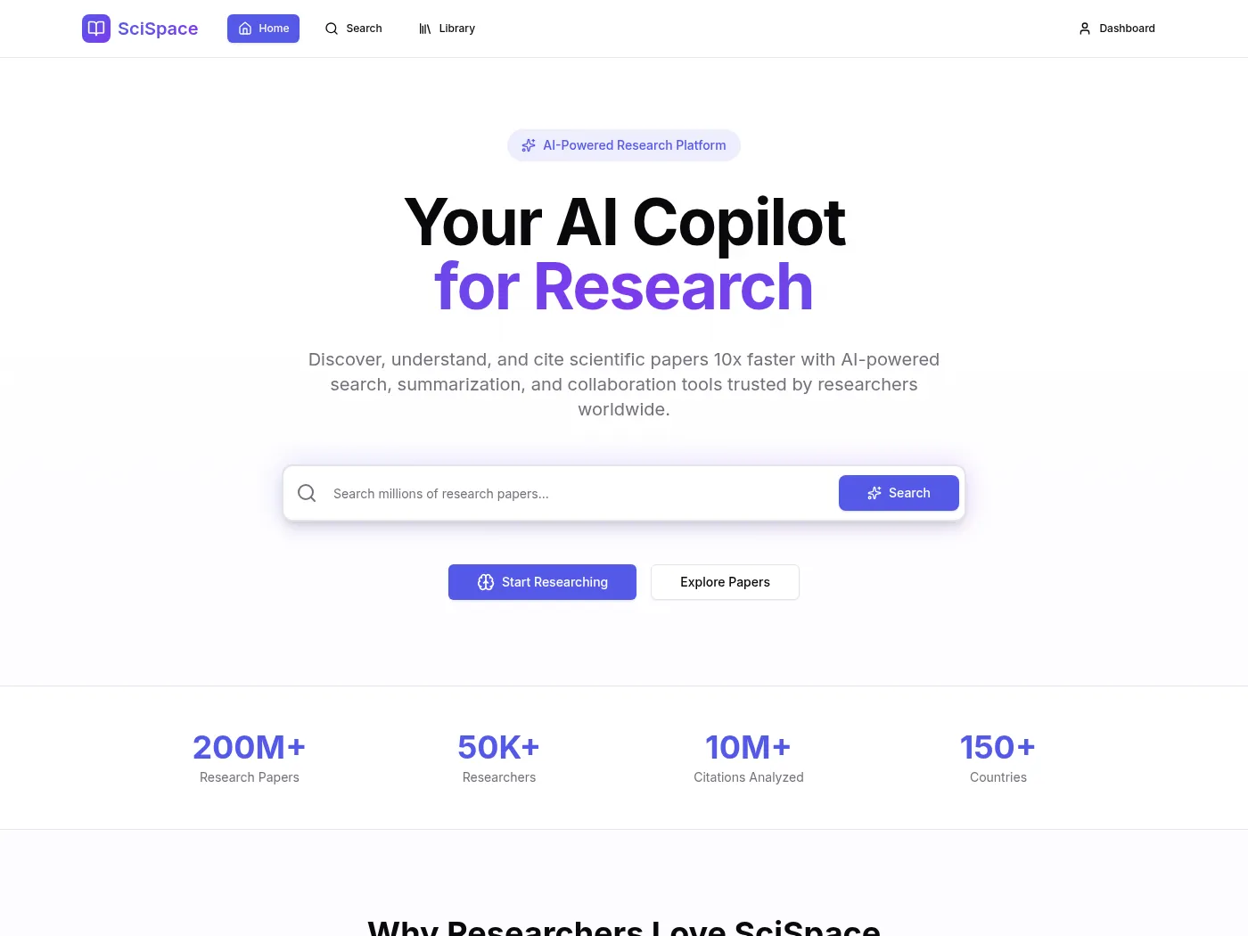 SciSpace Web Clone