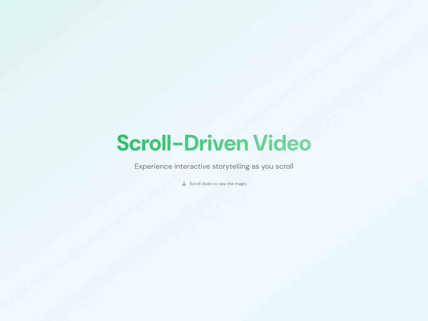 Scroll-Driven Video Sync Component